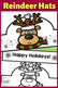 Christmas Reindeer: Hat & Crown December Craft Activity- Kindergarten