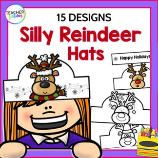 Christmas Reindeer: Hat & Crown December Craft Activity- Kindergarten