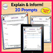 1st Grade GRAPHIC ORGANIZERS & WRITING PROMPTS Google Slides