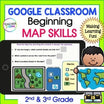 2nd & 3rd Grade MAP SKILLS & GEOGRAPHY Activities GOOGLE SLIDES