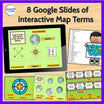 2nd & 3rd Grade MAP SKILLS & GEOGRAPHY Activities GOOGLE SLIDES