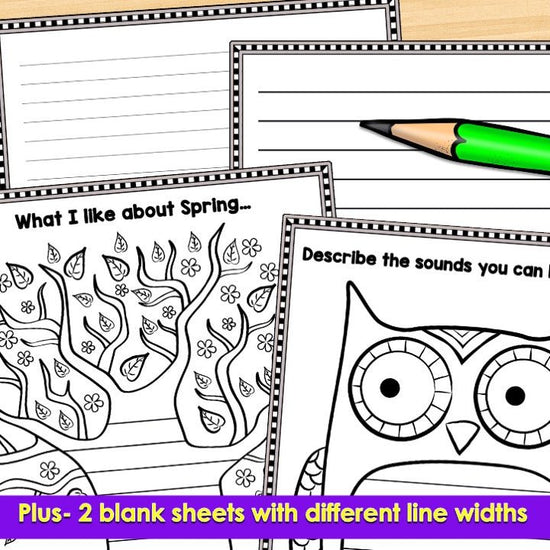 72 All Year Round Seasonal Writing Prompts & Center Activities