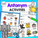 Antonym Matching Games & Vocabulary Activities for Literacy Centers