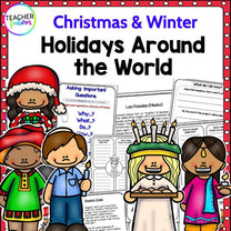 Christmas & Winter Holidays Around the World: December Writing & Readi