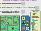 2nd & 3rd Grade MAP SKILLS & GEOGRAPHY Activities GOOGLE SLIDES
