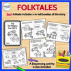 FOLKTALES FAIRY TALES & FABLES: Story Sequence & Retelling Events with