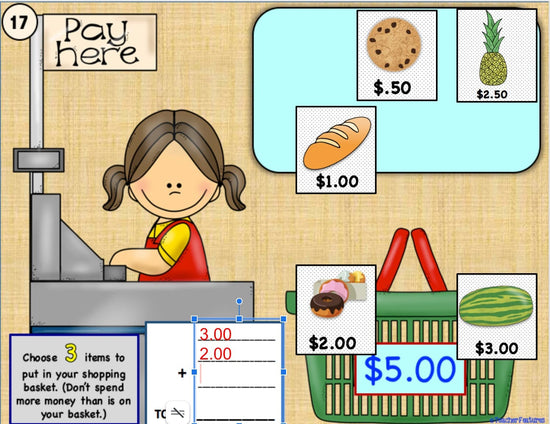 GROCERY STORE MATH Addition & Subtraction Regrouping ADDING MONEY Goog