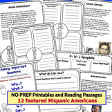Hispanic Heritage Month Activities Biography Report Project, Graphic O