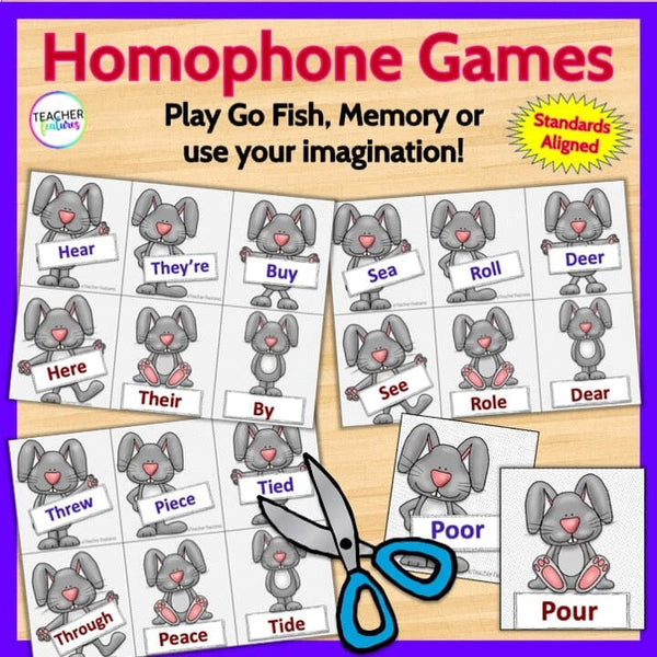 Homophones Activities & Games