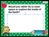 Opinion WRITING PROMPTS 2nd grade Activities GOOGLE SLIDES