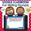 Opinion WRITING PROMPTS 2nd grade Activities GOOGLE SLIDES