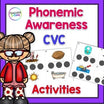Phonemic Awareness Activities CVC WORDS with Pictures