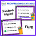 PROOFREADING SENTENCES PRACTICE Google Slides VOLUME 1
