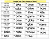 SILENT E & CVCe WORD SORT Google Slides