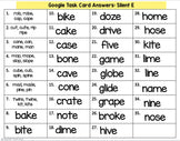 SILENT E & CVCe WORD SORT Google Slides