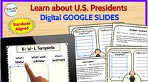 U.S. PRESIDENTS Biography Writing Project & READING PASSAGES Google Sl